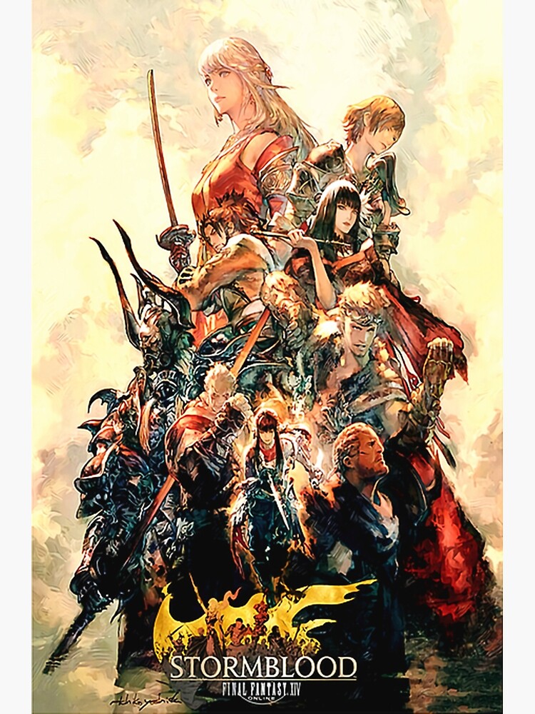 "ffxiv stormblood" Poster for Sale by kwenzzatls | Redbubble