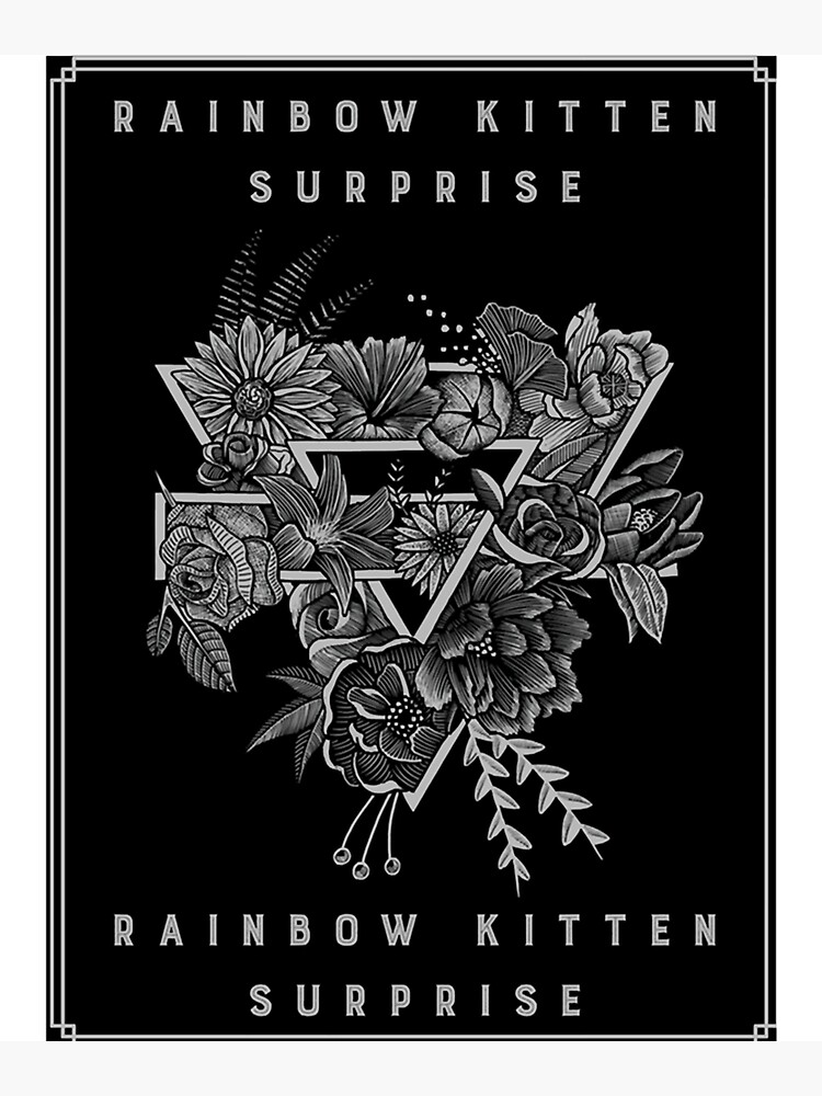 "Band Kitten Tour Rainbow Surprise Music " Poster for Sale by ...