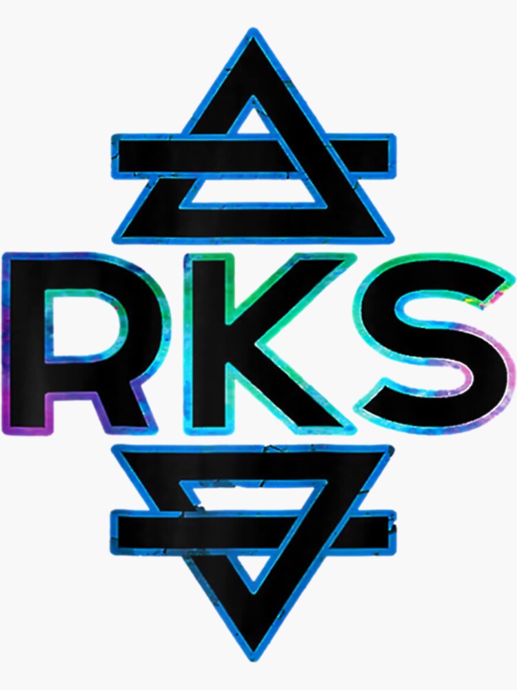 "Funny RKS Rainbow Kitten Surprise Logo Pop Rock Band Vintage " Sticker ...