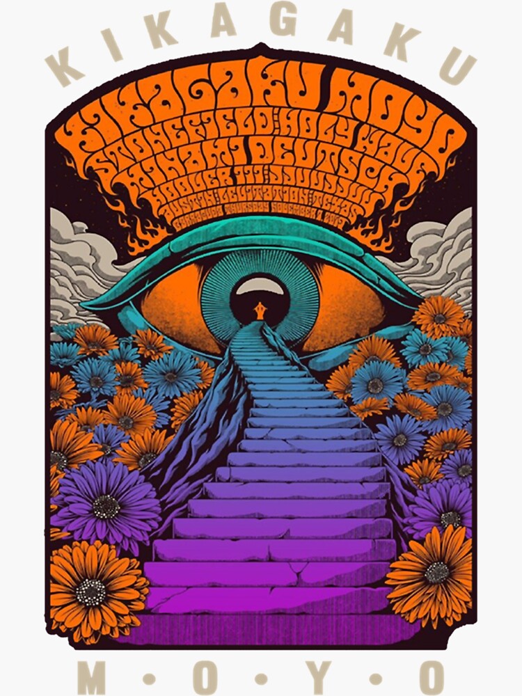 "Kikagaku Moyo monsters " Sticker for Sale by MandMStyles | Redbubble