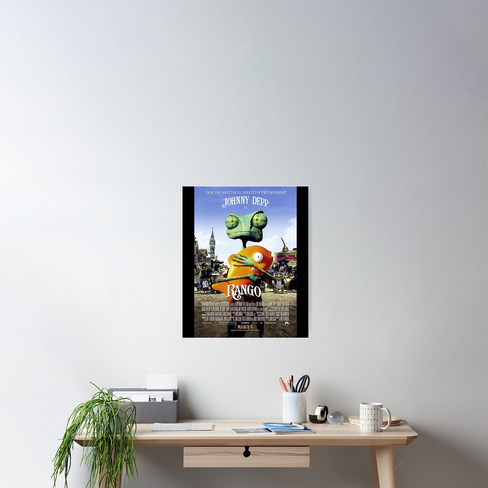 "Movie Poster Merchandise Rango" Poster for Sale by elmafuentesz ...