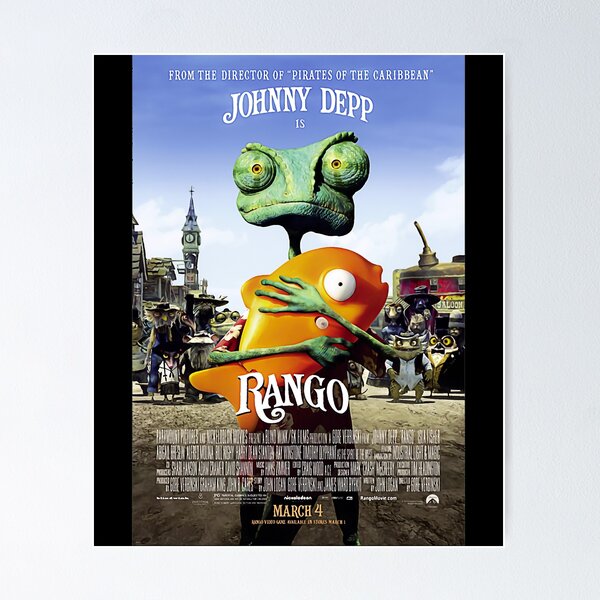 "Movie Poster Merchandise Rango" Poster for Sale by elmafuentesz ...