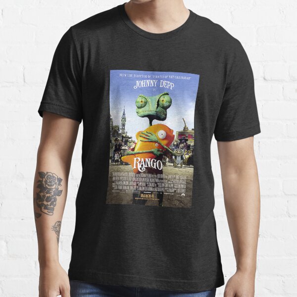 "Movie Poster Merchandise Rango" T-shirt for Sale by elmafuentesz ...