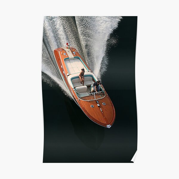 "Art Riva Aquarama Special mahogany speedboat" Poster for Sale by ...