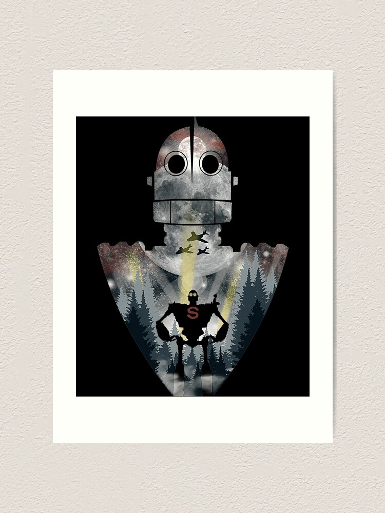 "The Iron Giant Gentle Giant Classic The Iron Giant" Art Print for Sale ...