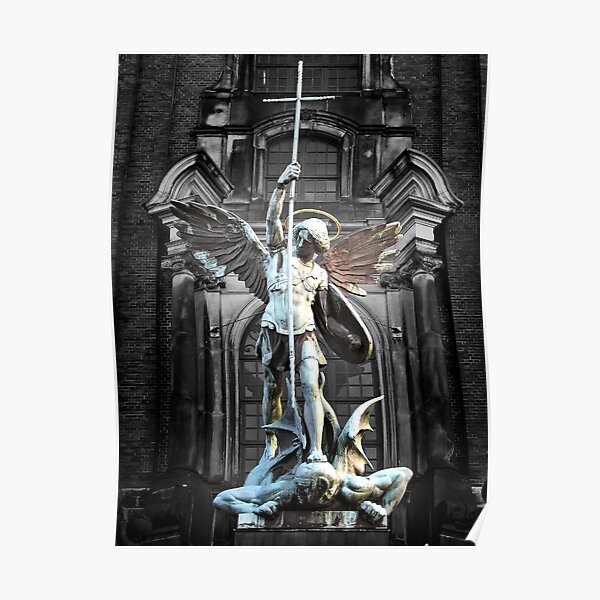 "St. Michael the Archangel" Poster by zeiglercarroll | Redbubble