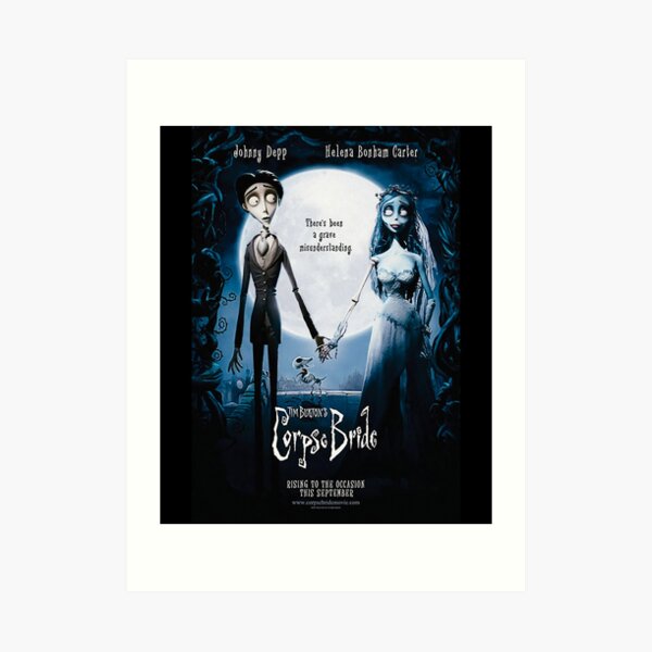 "The Nightmare Before Christmas corpse bride Poster" Art Print for Sale ...