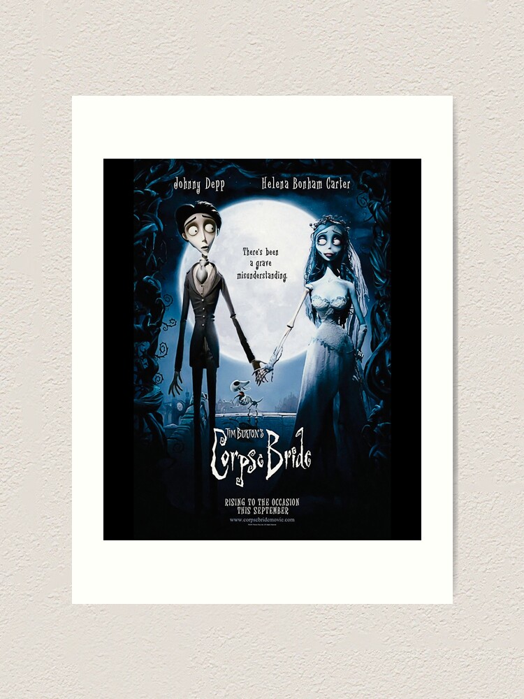 "The Nightmare Before Christmas corpse bride Poster" Art Print for Sale ...