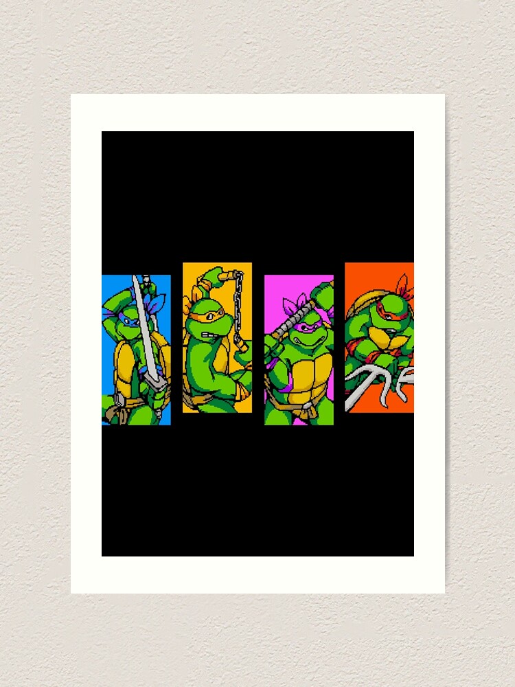 "tmnt pixel art " Art Print for Sale by MarkColli24882 | Redbubble