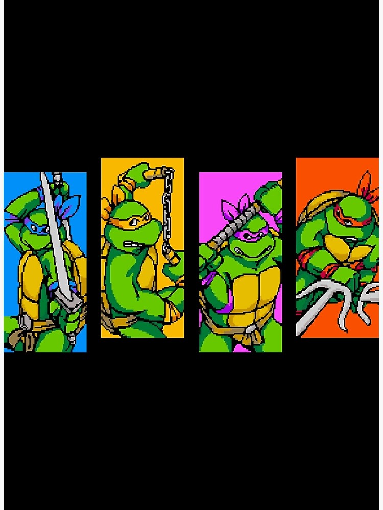 "tmnt pixel art " Art Print for Sale by MarkColli24882 | Redbubble