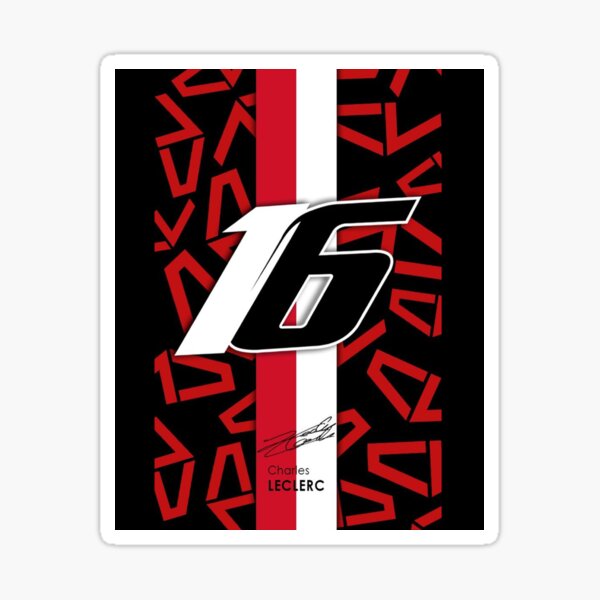 "NUMBER 16" Sticker for Sale by funmatick | Redbubble