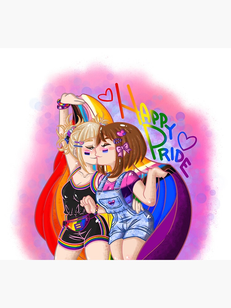 "Happy Pride From Toga and Ochako MHA" Poster for Sale by ...