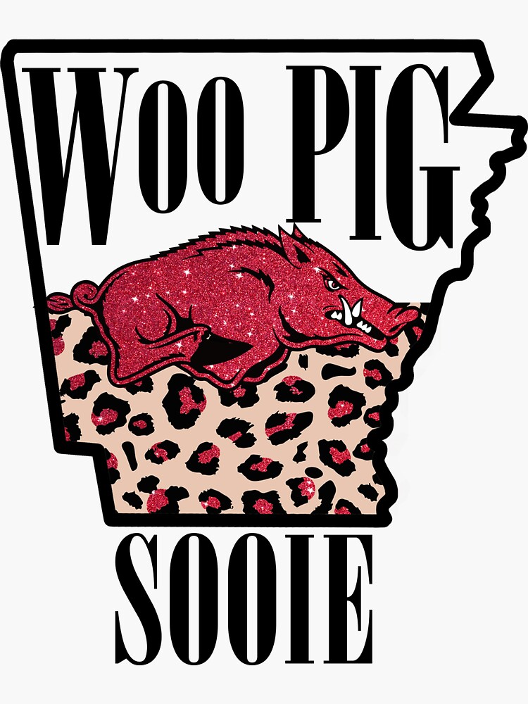 "Omahogs Woo Pig Sooie" Sticker for Sale by EthelMonahan | Redbubble