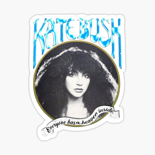 "Kate Bush " Sticker for Sale by DSByJaniceTee | Redbubble