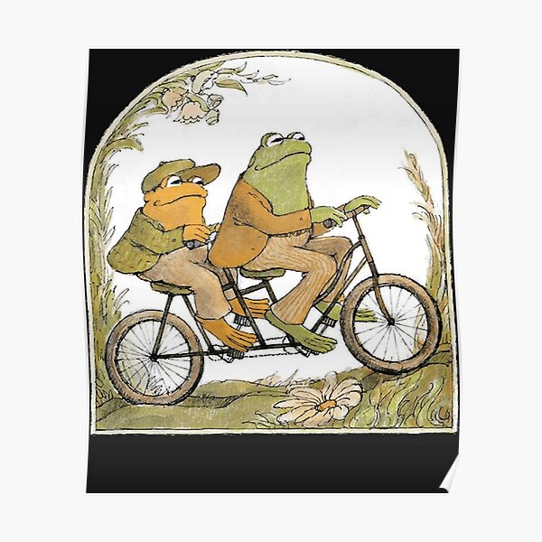 "Frog and toad" Poster for Sale by TracyKeating | Redbubble