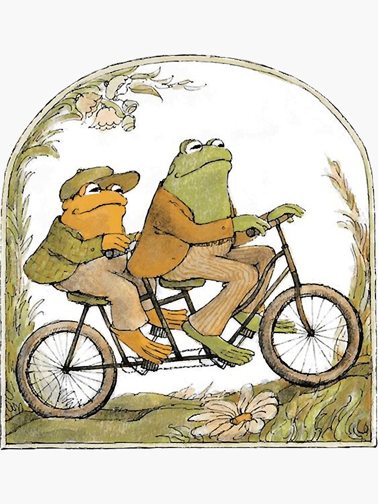 "Frog and toad" Sticker for Sale by TracyKeating | Redbubble