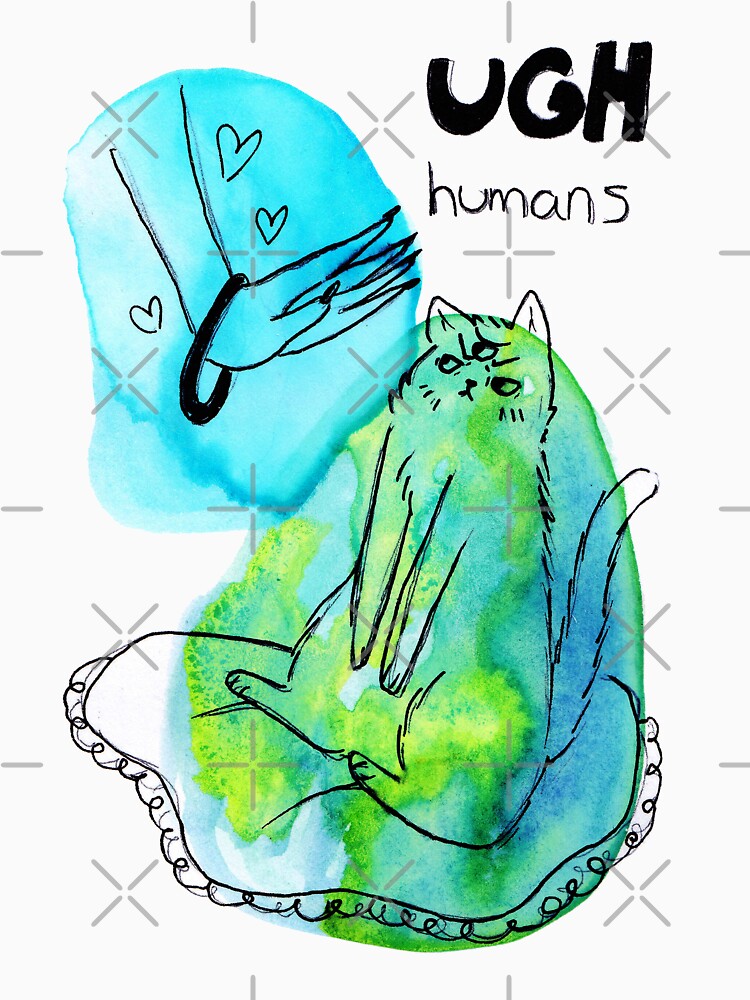 "Ugh Humans - Triclops Alien Cat" T-shirt by SaradaBoru | Redbubble