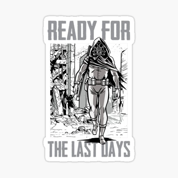 "Post Apocalyptic - Ready For The Last Days - Vaporwave" Sticker for ...