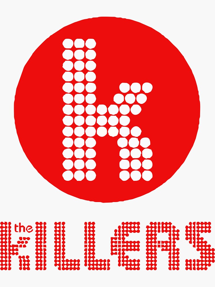 "The Killers -logo" Sticker for Sale by KatlynZemla421 | Redbubble