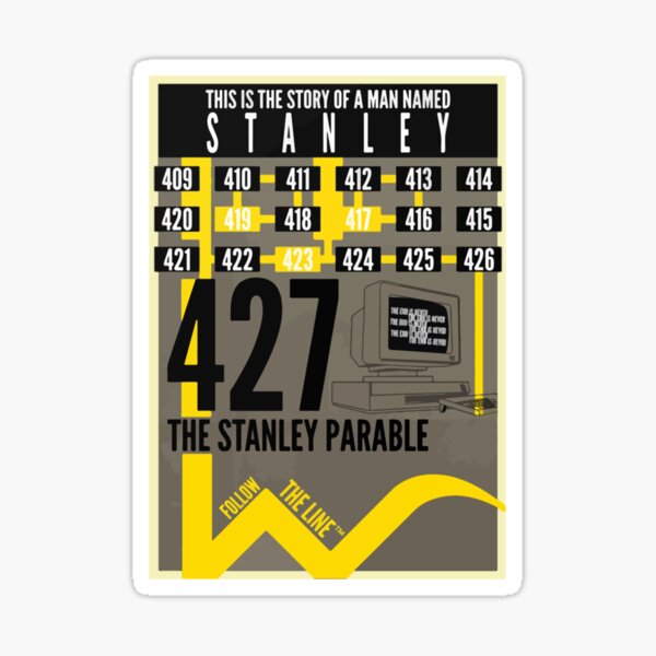 "The Stanley Parable " Sticker for Sale by BentGarcia | Redbubble