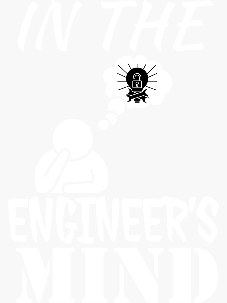 "The engineers plan" Sticker for Sale by MR-TIMZ-ART | Redbubble
