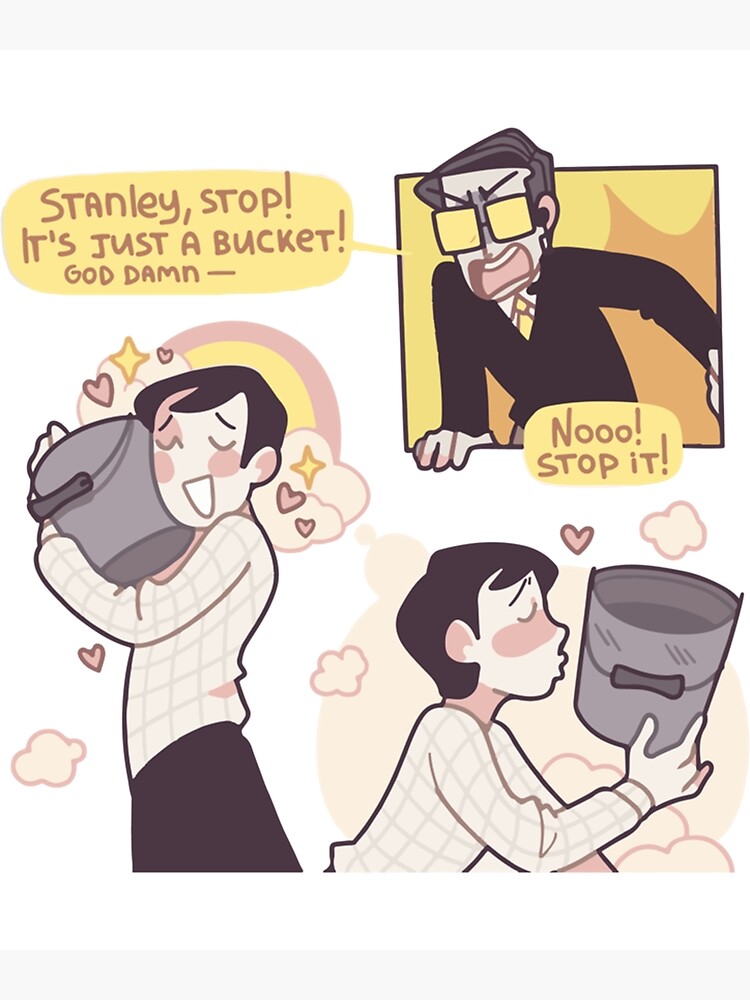 "The Stanley Parable Ultra Deluxe Bucket " Poster for Sale by ...
