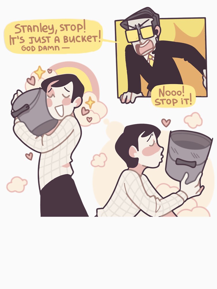"The Stanley Parable Ultra Deluxe Bucket " T-shirt for Sale by ...
