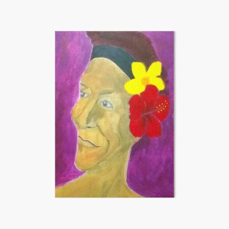 "Maleko Iconic Polynesian Transgender" Art Board Print for Sale by ...