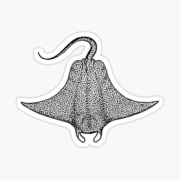 "Devil Fish" Sticker for Sale by seriouscereal | Redbubble