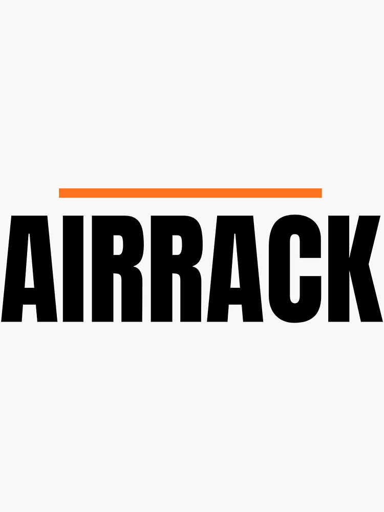 "AIRRACK" Sticker for Sale by ArtistLibrary | Redbubble