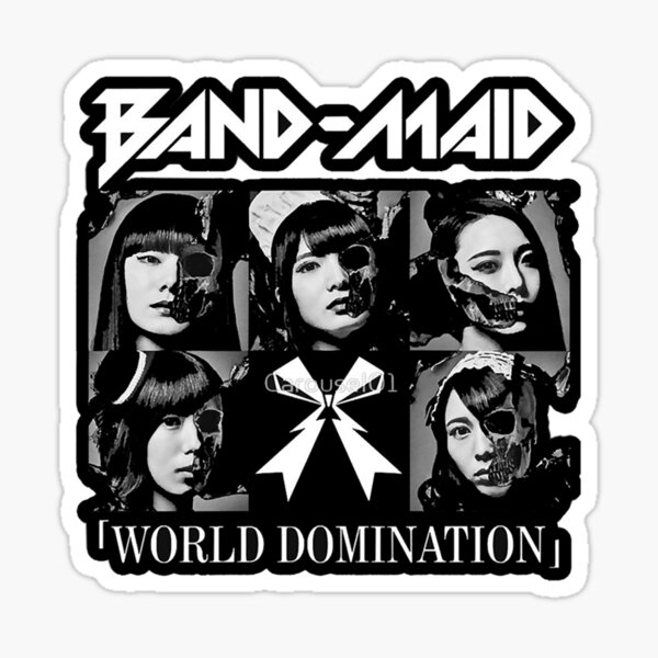 "Best Band Maid New Artwork " Sticker for Sale by WillieFite | Redbubble