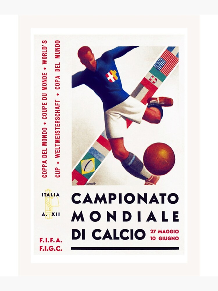 "1934 World Cup " Poster for Sale by FootballJerseys | Redbubble
