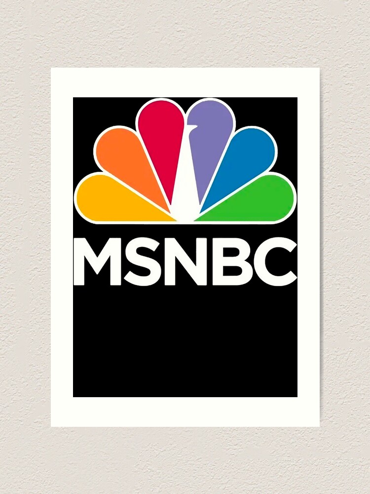 "MSNBC Logo" Art Print for Sale by MargaretWhting | Redbubble