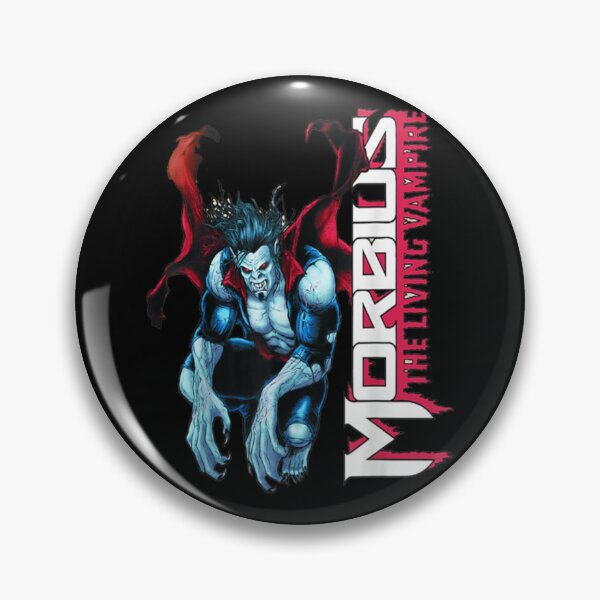 "Morbius The Living Vampire Crouching Logo " Pin for Sale by ...
