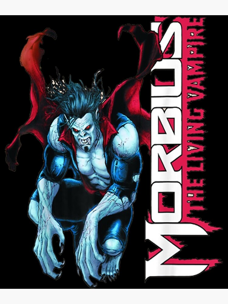 "Morbius The Living Vampire Crouching Logo " Art Print for Sale by ...