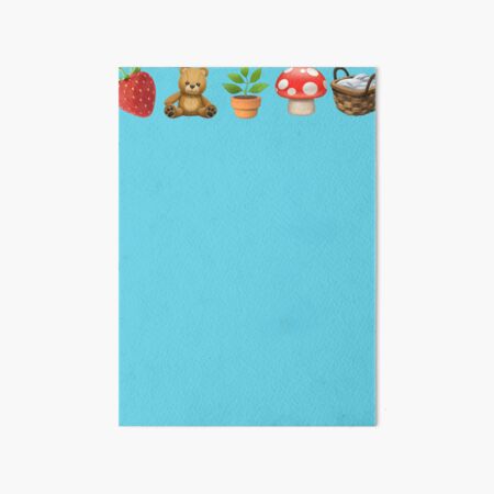 "Cottagecore Emojis " Art Board Print for Sale by WaltrautGiese | Redbubble
