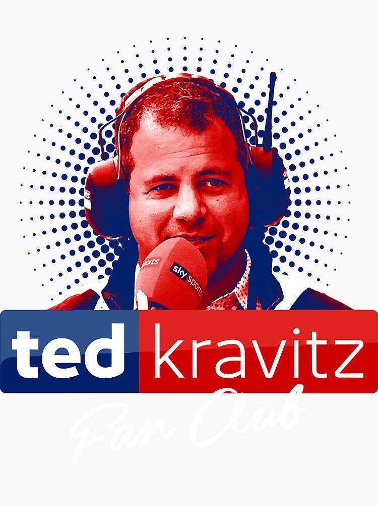 "Ted Kravitz - Notebook King" Sticker for Sale by KatherineRitchi ...
