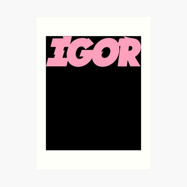 "Tyler the Creator Igor Album Pink Logo " Art Print for Sale by ...