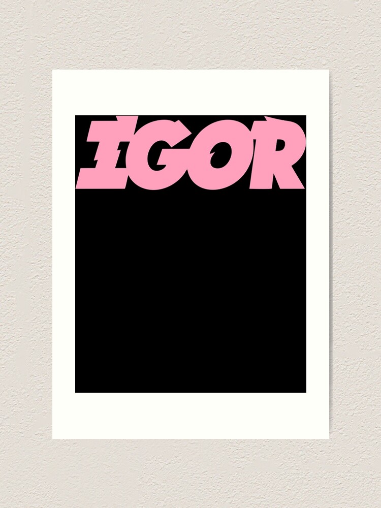 "Tyler the Creator Igor Album Pink Logo " Art Print for Sale by ...