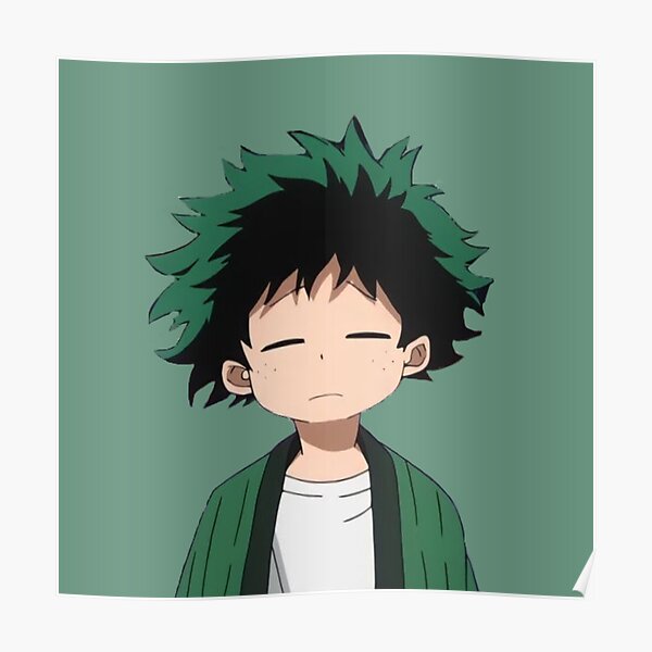 "My Hero Academia Sleepy Izuku" Poster for Sale by fanatic-for-u ...