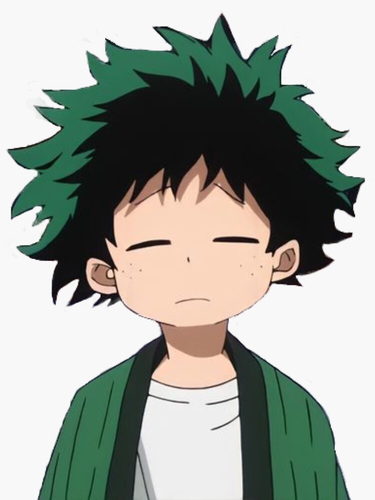 "My Hero Academia Sleepy Izuku" Sticker for Sale by fanatic-for-u ...