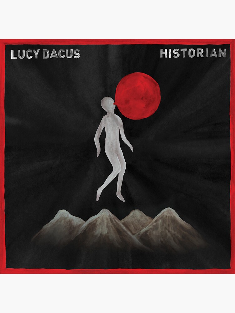 "historian - Lucy Dacus" Sticker for Sale by Rosellar | Redbubble