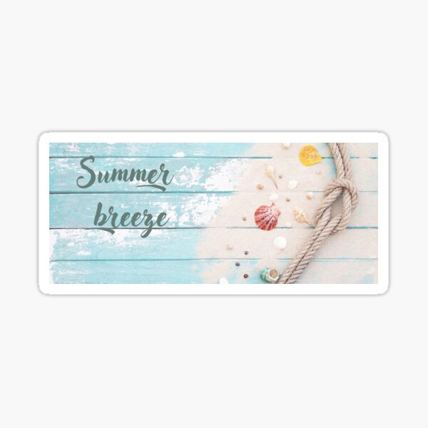 "Summer breeze" Sticker for Sale by TheMaryBee | Redbubble