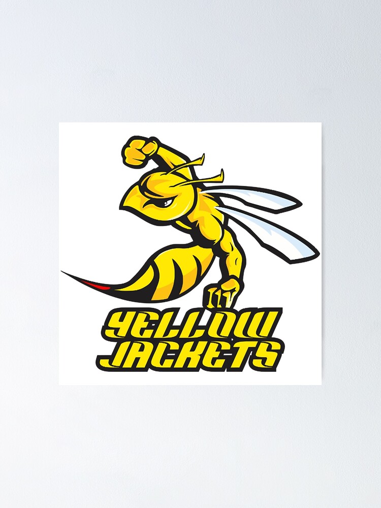 "Yellow Jackets Sports Logo" Poster for Sale by KesPep0208 | Redbubble