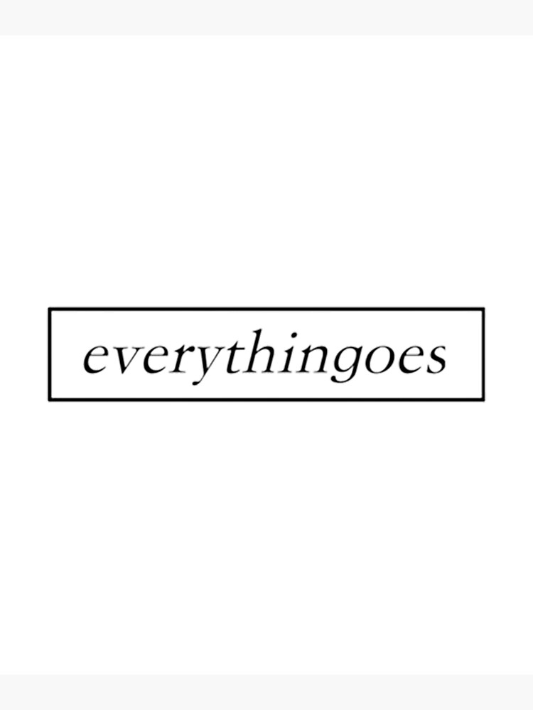 "RM MONO EVERYTHINGOES" Poster for Sale by BlushingLing | Redbubble