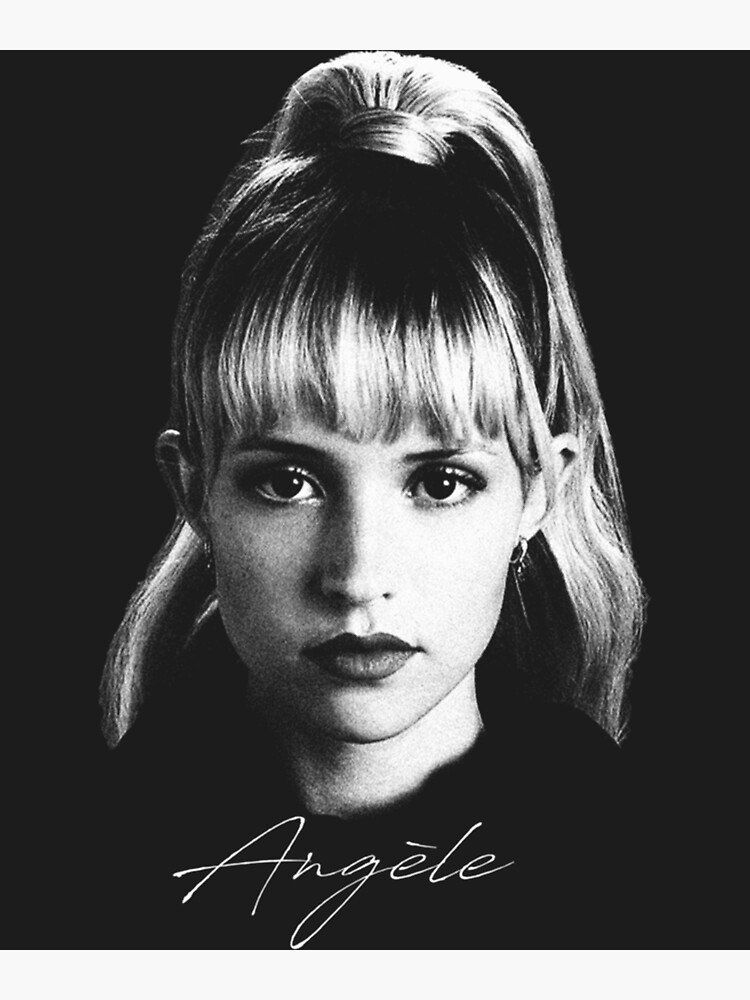 Poster for Sale avec l'œuvre « Angèle - Portrait » de l'artiste ...