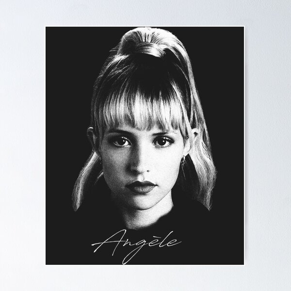 Poster for Sale avec l'œuvre « Angèle - Portrait » de l'artiste ...