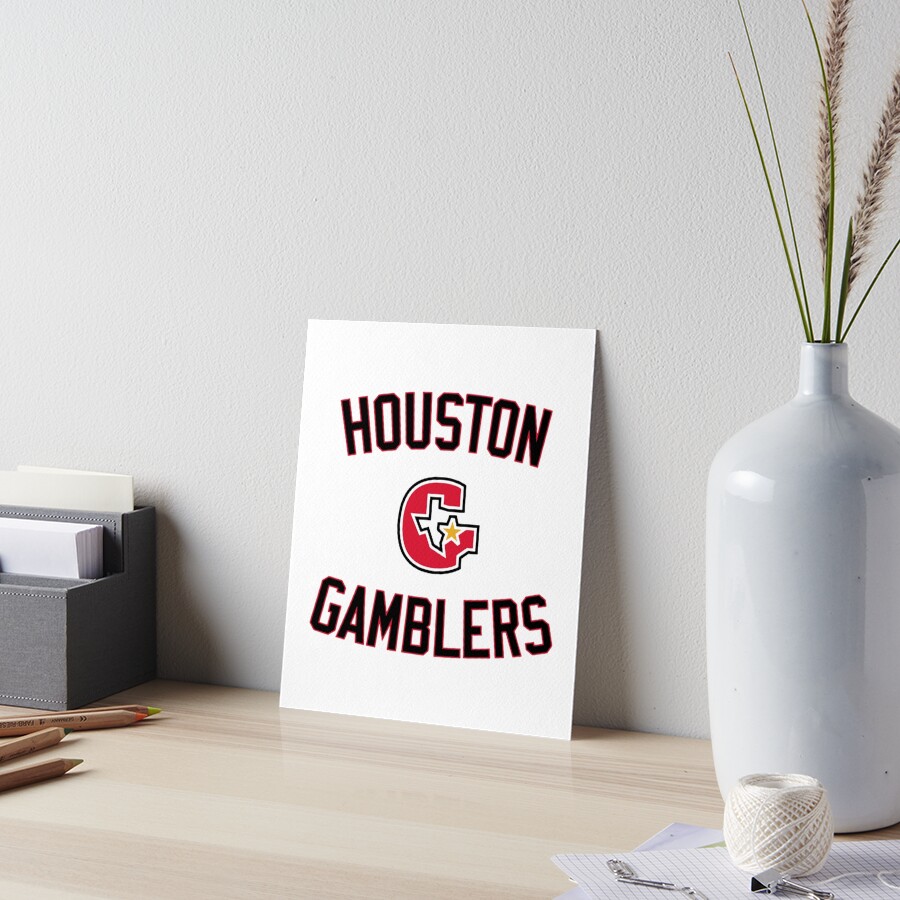 "Usfl Merch Houston Gamblers Logo" Art Board Print for Sale by ...