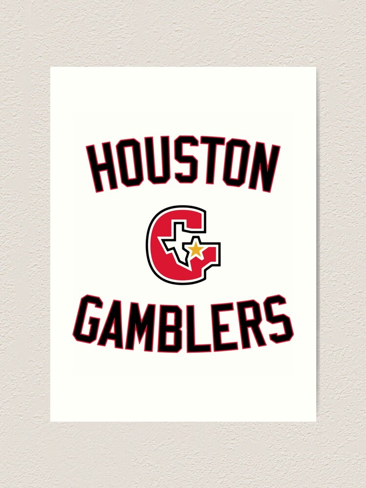 "Usfl Merch Houston Gamblers Logo" Art Print for Sale by ...