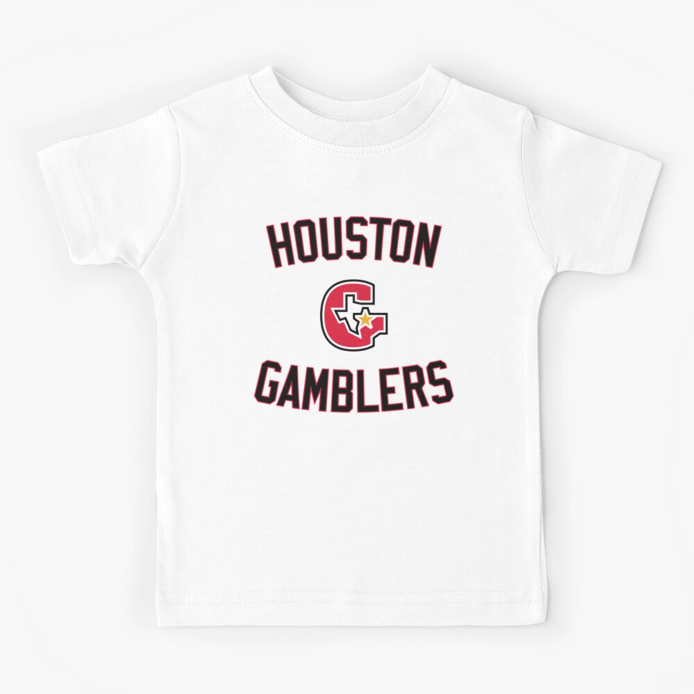 "Usfl Merch Houston Gamblers Logo" Kids T-Shirt by FriendlyDesigna ...